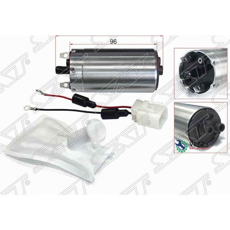 SAT STFP07 Топливный насос 12V, 3BAR, 90L/H, V=1500-2000