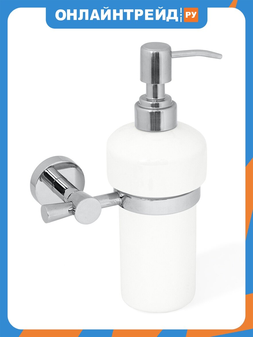 Дозатор жидкого мыла Palladium Openclose System Manzzaro Decore А 55.38.00 СР (блистер)