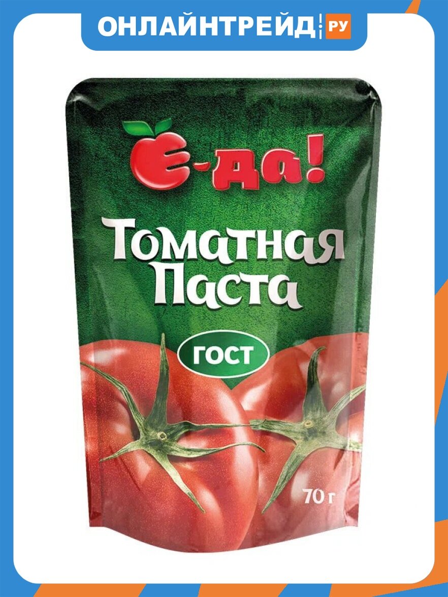 Томатная паста Е-да 25% ГОСТ 70 г