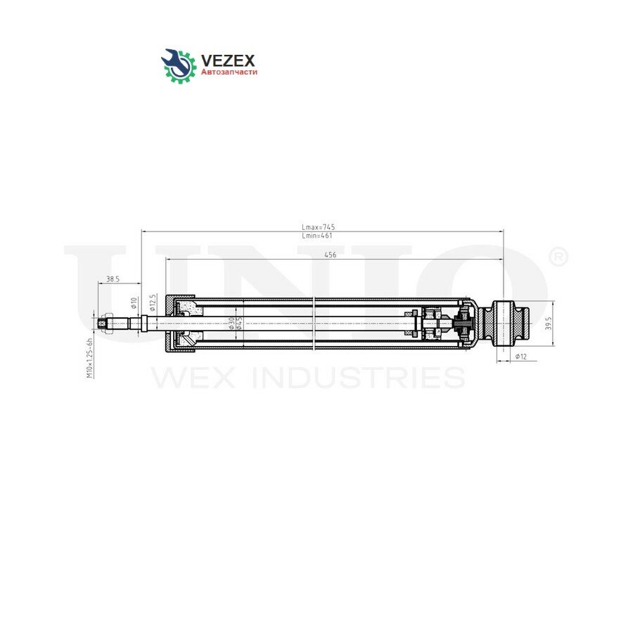 UNIO SAB-10790 Амортизатор подвески