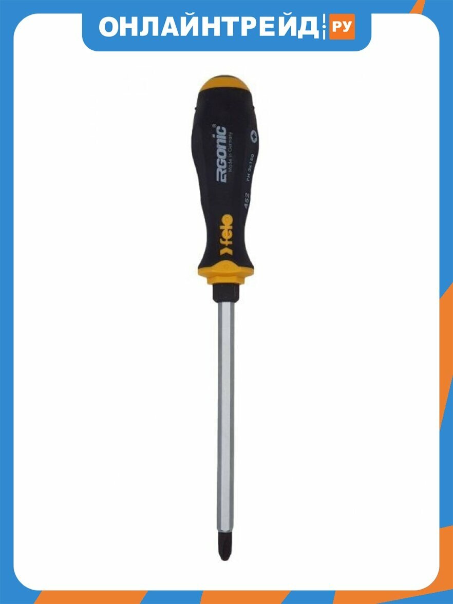 Отвертка крестовая Felo 45230540 Ergonic ударная PH 2X150
