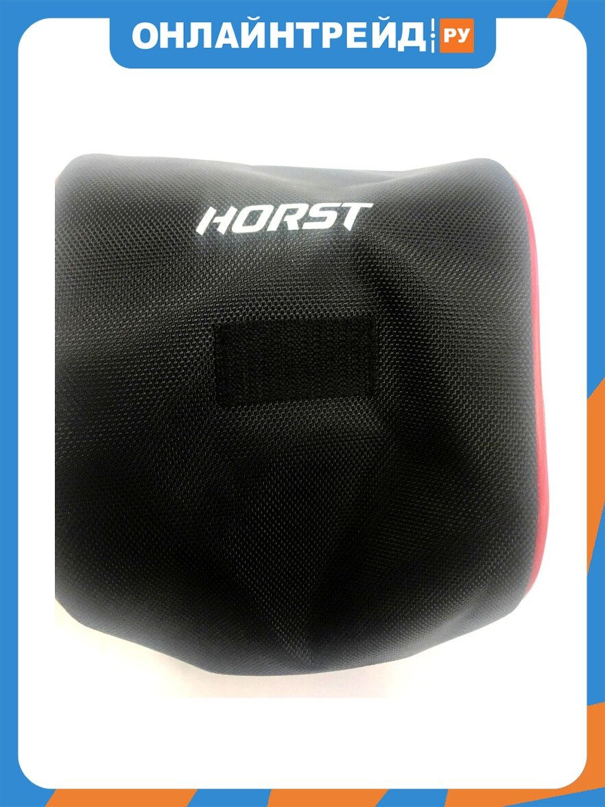 Сумка Horst 00-555593 на руль для велосипеда/самоката 19х9х14см б/съемн. 3 липучки, водонепрониц, черный