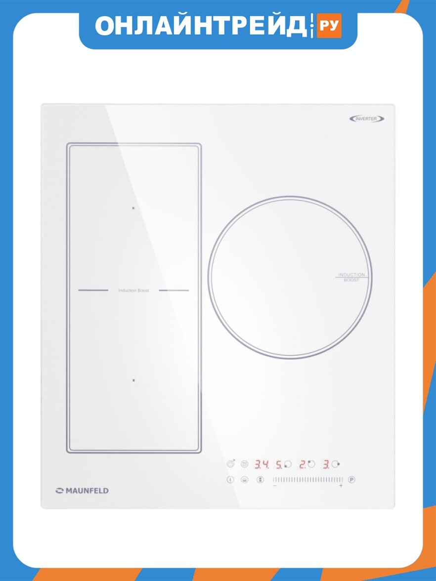 Индукционная варочная панель Maunfeld CVI453SBWH Inverter