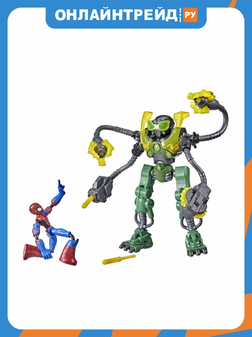 Фигурки Spiderman SPIDER-MAN F3125 Бенди Окто Бот и Человек Паук