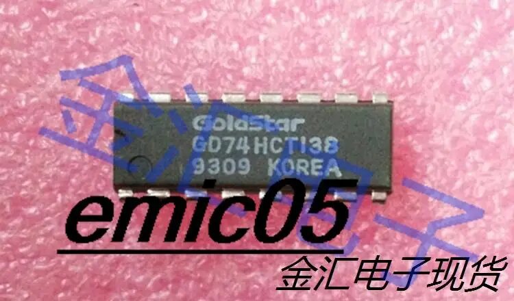 10 шт. Оригинальный запас GD74HCT138 16. DIP16