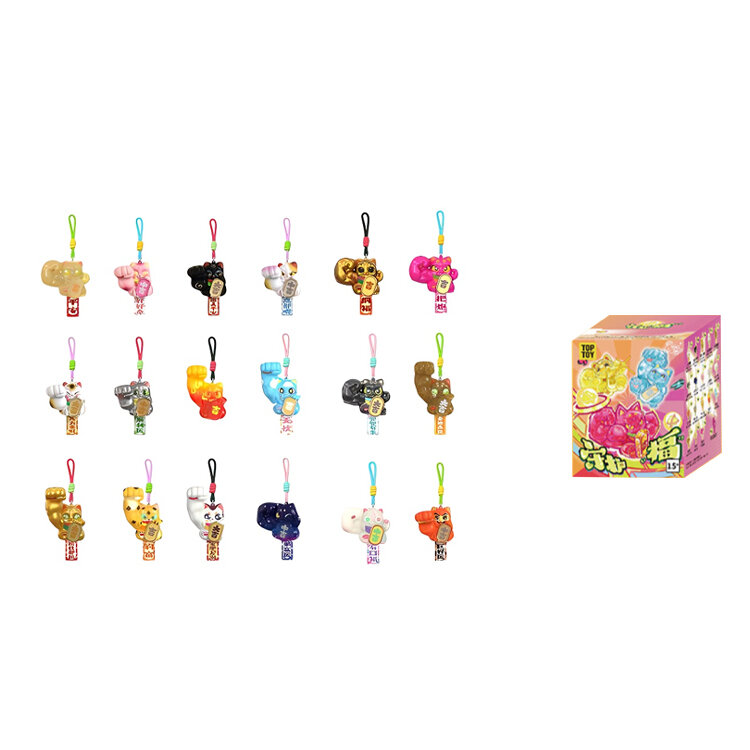 TOP TOY Dili Wealth Guardian Blessing Collection виниловая мини-кукла, Single Mystery Box (Random Pick)
