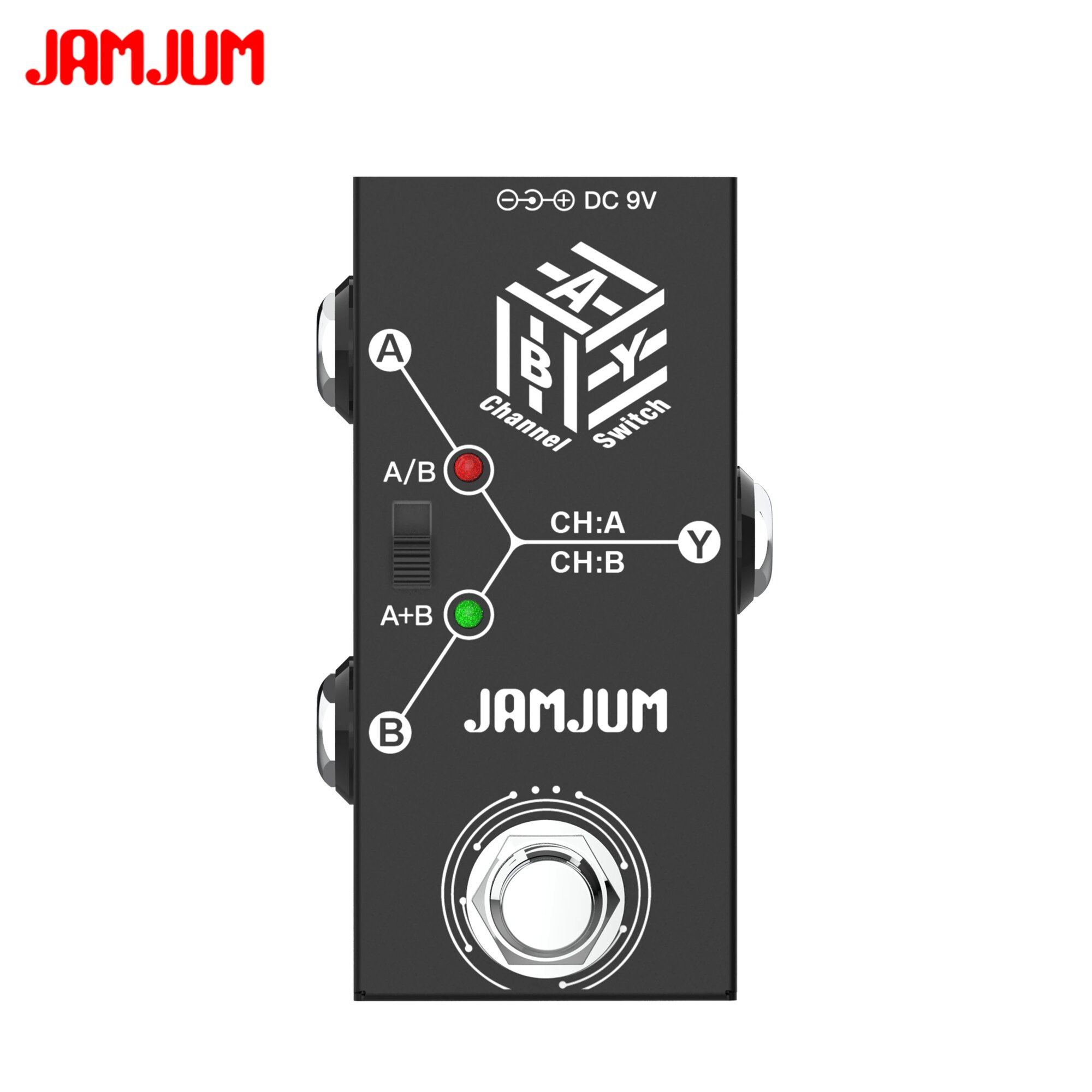 JAMJUM True Bypass ABY Line Selector Мини Педаль для гитары и баса