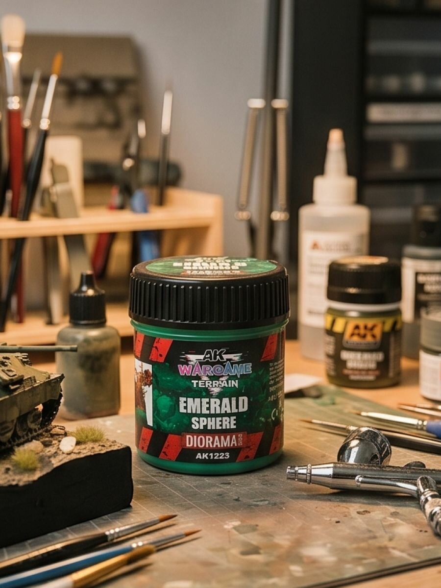 Паста для моделирования AK Interactive Emerald Sphere 100ml — фото 1