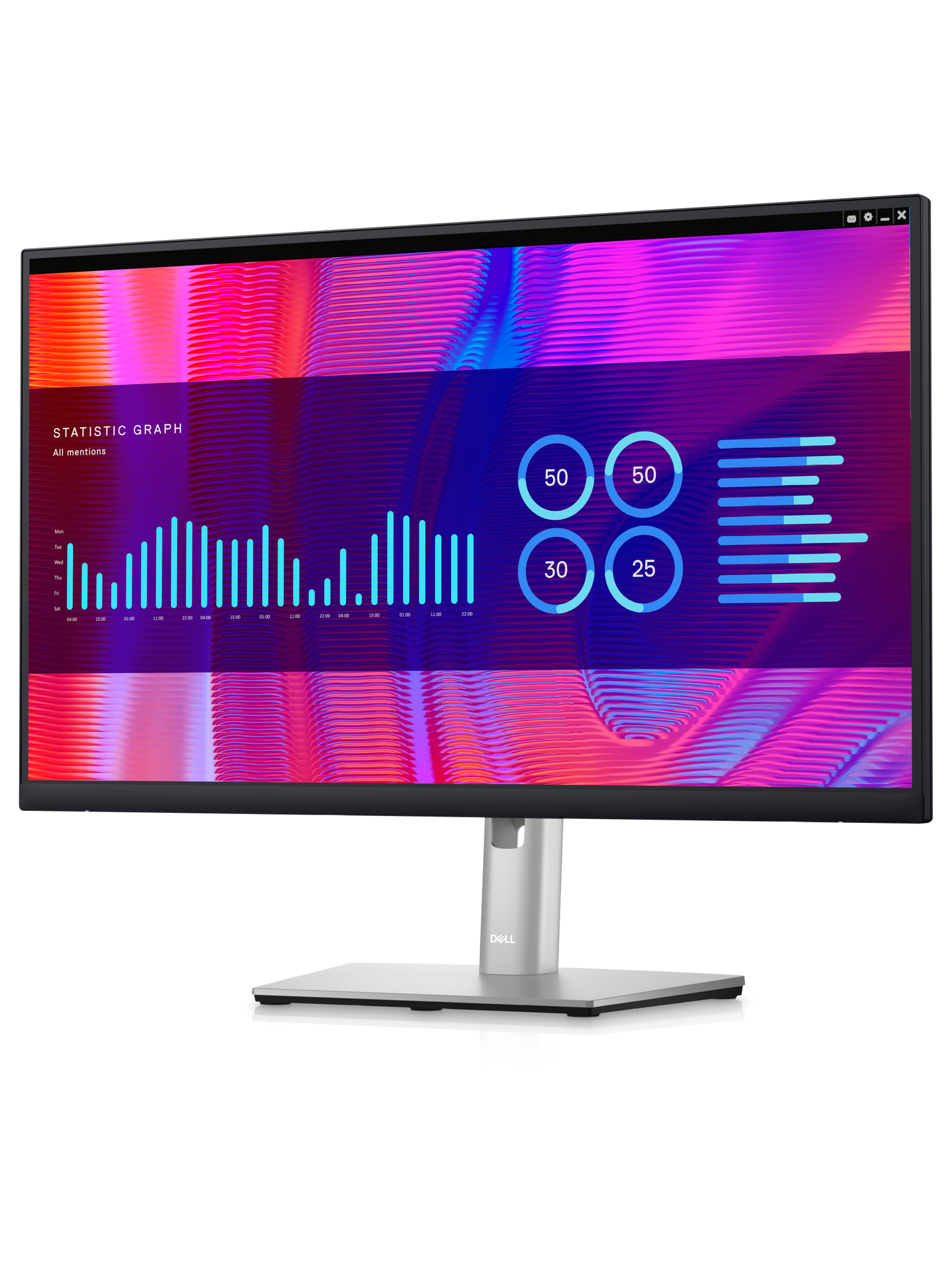 Монитор Dell P2423DE, 23.8", IPS, 2560x1440, черный, антибликовый