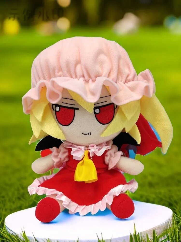 Аниме Мягкие Игрушки TouHou Project Fumo Flandre Scarlet / Фландре Скарлет Фумо Игрушка Антистресс 20 CM