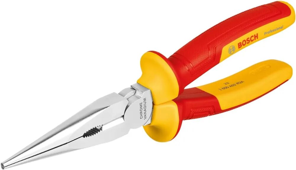 Длинногубцы Bosch Professional VDE прямые 200 мм (1600A02NE3)