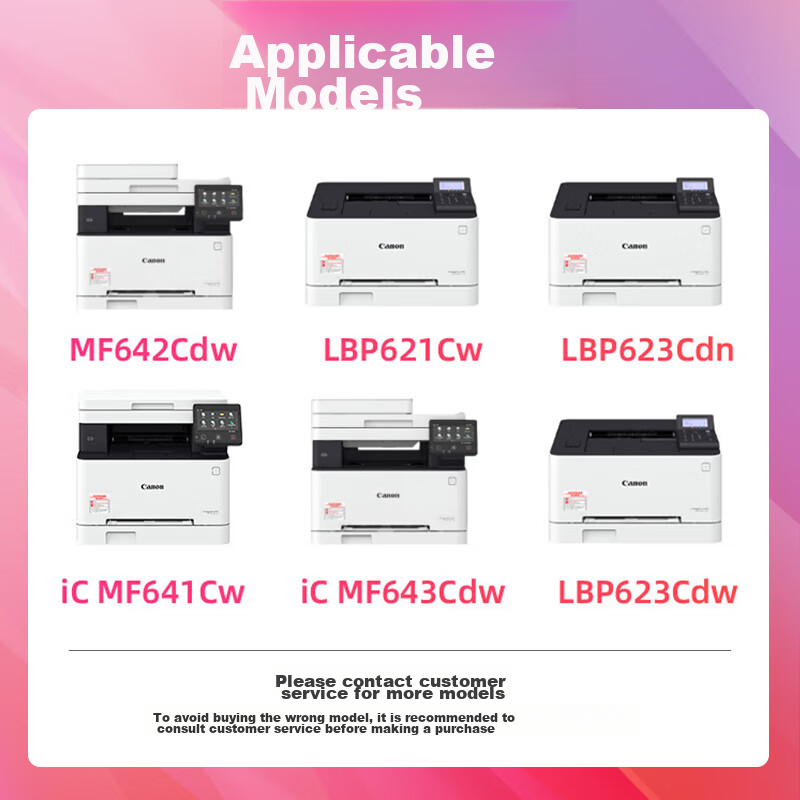 Картридж Huiwei CRG054 совместимый с принтерами Canon MF643Cdw LBP621cw 4-цветная комплектация Цвет：[Yijiafendesign]