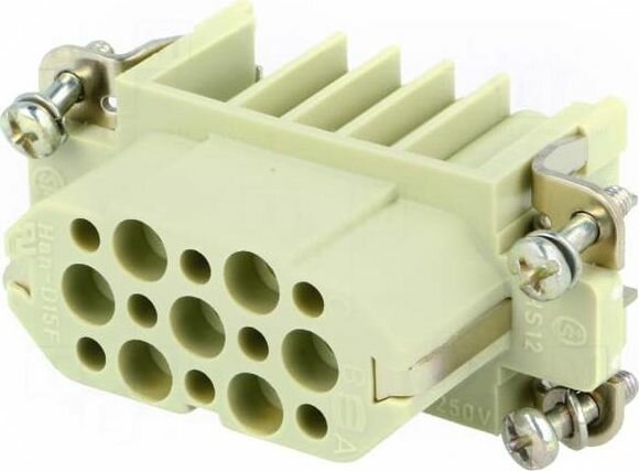 HARTING 09210153101 Разъем: HAN, "мама", Han D, PIN: 15, 15+PE, размер 10А, 250В, 1шт