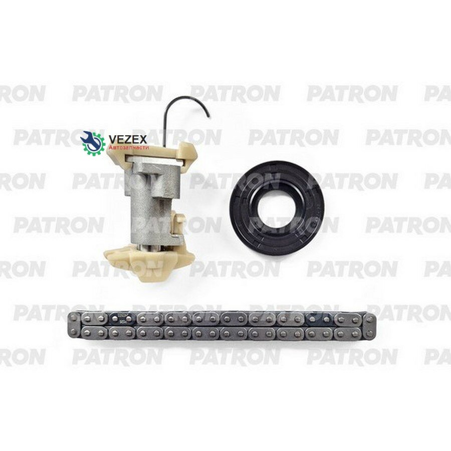 PATRON PTCK168 Комплект цепи ГРМ (Цепь-1, Нат-1) PSA/FORD 1.5HDI / 1.5 TDCI 2018- (шаг 7мм)