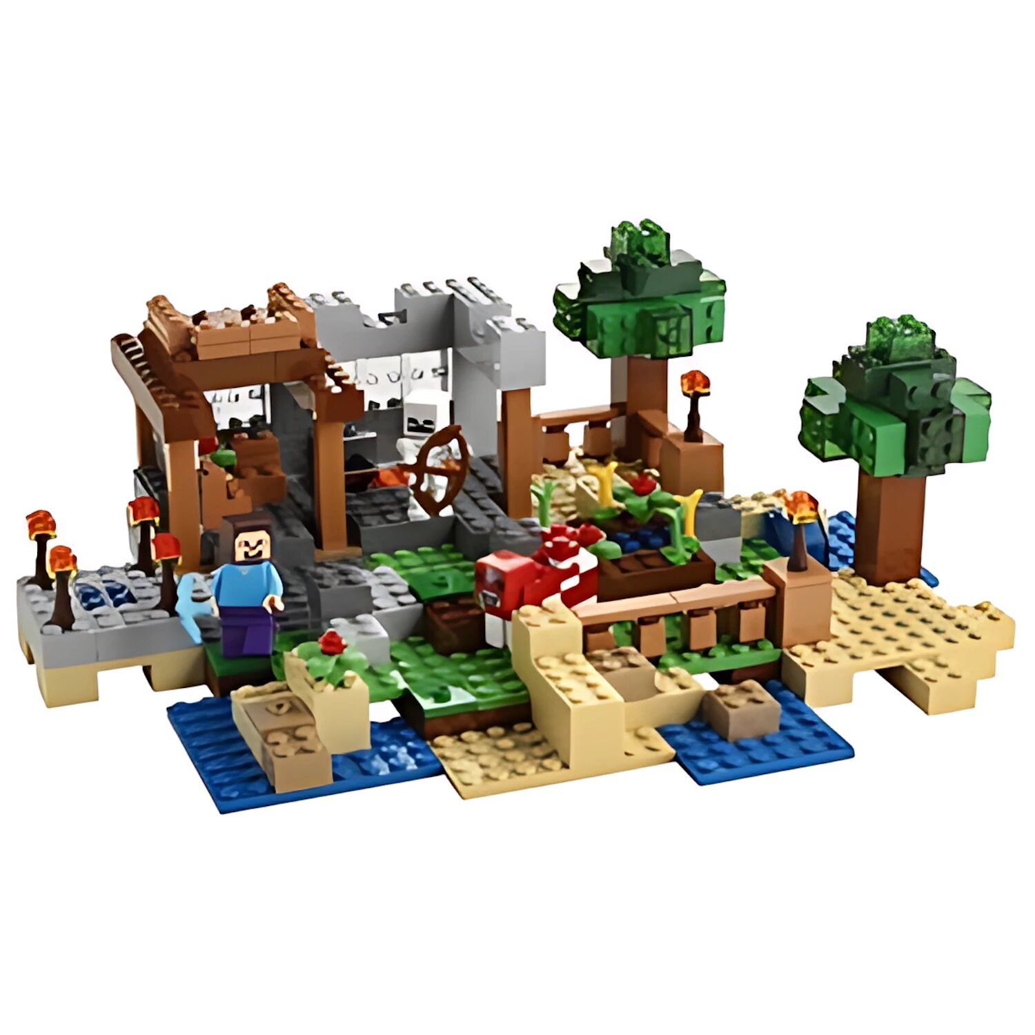 Конструктор LEGO Minecraft 21116 Построй свои шахты