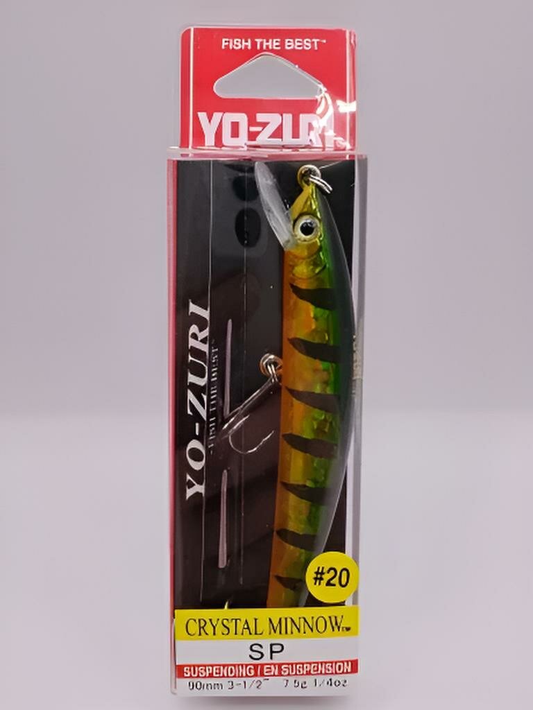 Воблер Yo-Zuri Crystal Minnow 90mm, 7,5g, suspending, 0.7-1.0m