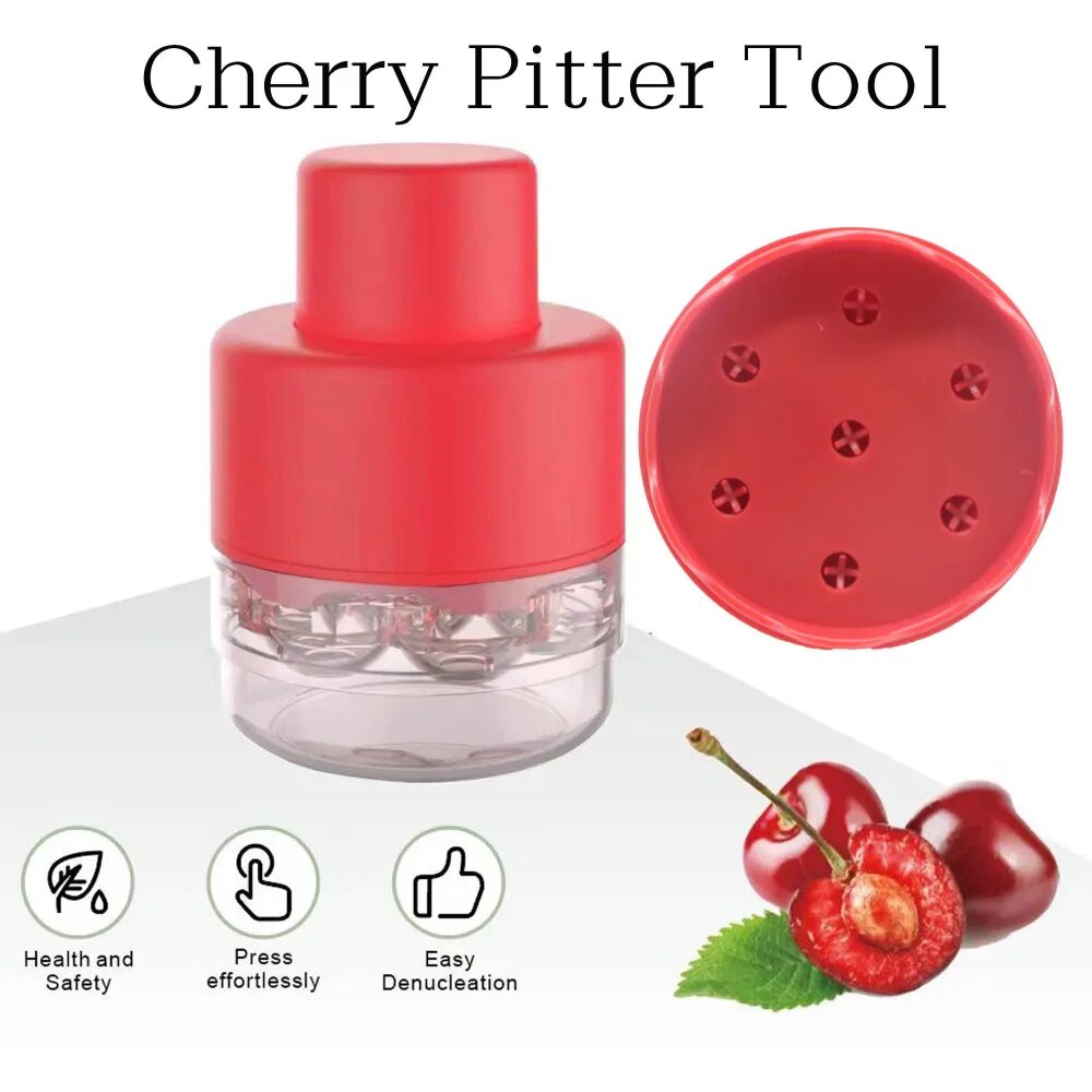 Вишневая косточка Cherry Pitter GOODSTORAGE, Пластик, Красный