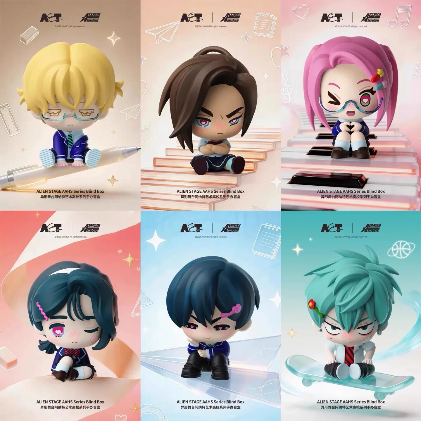 Фигурка ALIEN STAGE Anart Art University Series Bandai Random 1 pcs