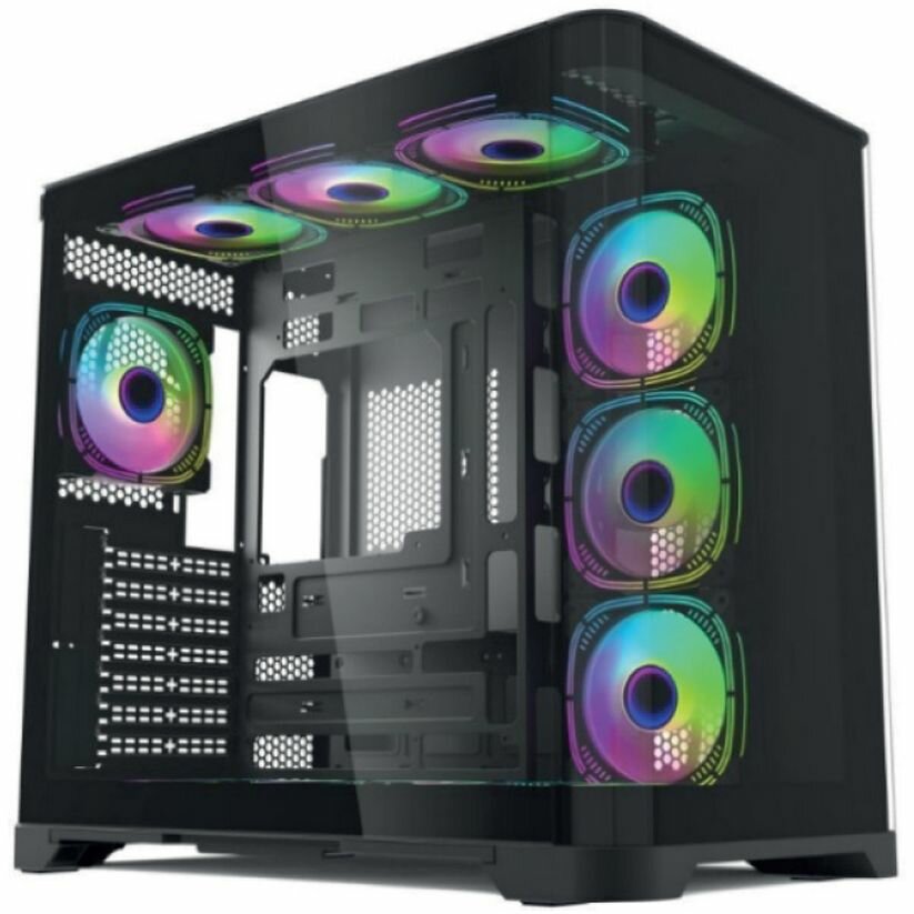 Корпус компьютерный Foxline FZ-G42B Mini Tower чёрный