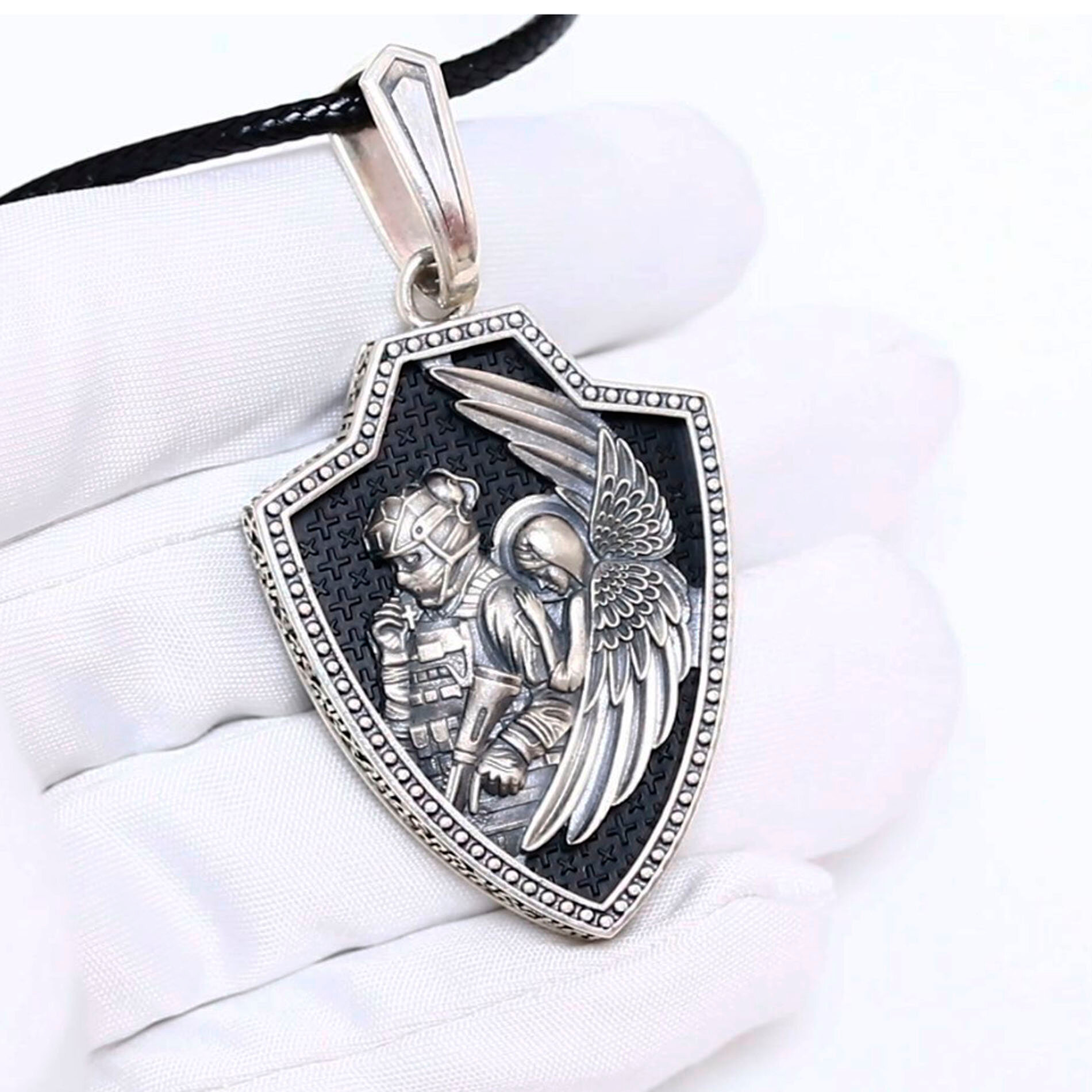 Подвеска, серебро, 925 проба, родирование