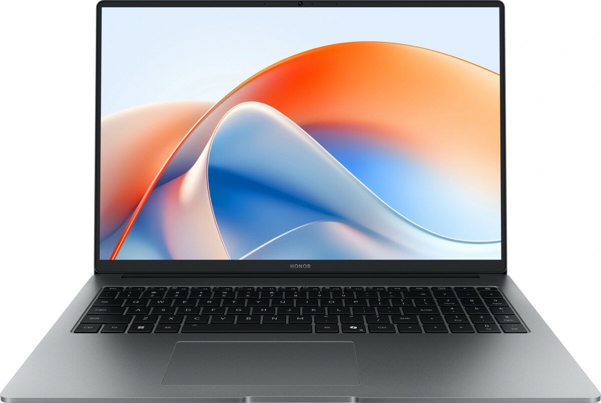Ноутбук Honor MagicBook X16 Plus 2025 BornB-5651F, 16", 2025, IPS, Intel Core 5 220H 2.7ГГц, 12-ядерный, 16ГБ LPDDR4x, 512ГБ SSD, Intel Iris Xe graphics, Windows 11 Home, серый космос (5301alvx)