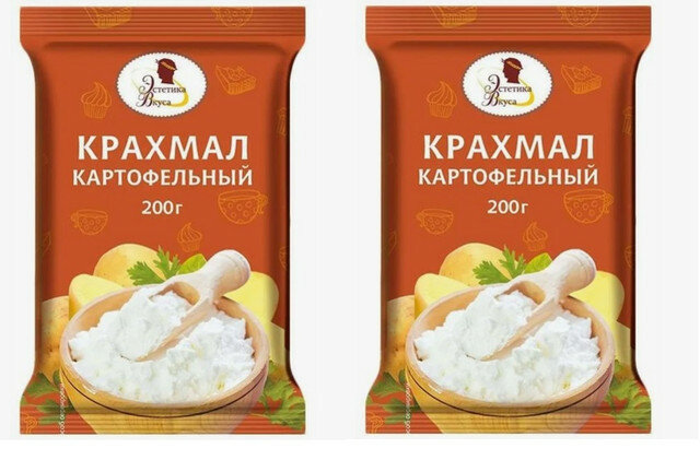 Эстетика Вкуса Крахмал, картофельный, 200г,2 шт