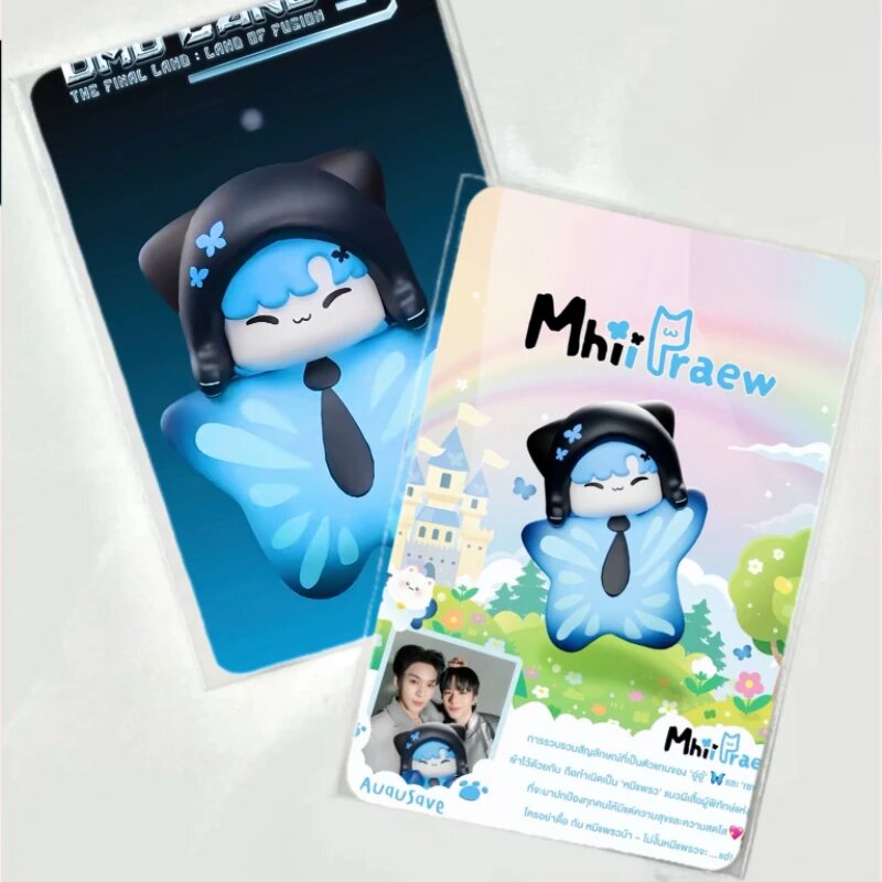 Набор карточек Auausave Porteetee Mhiipraew Bokbear Mrtoky JookKroo Alinor HeartDy TMiLK 3 белый