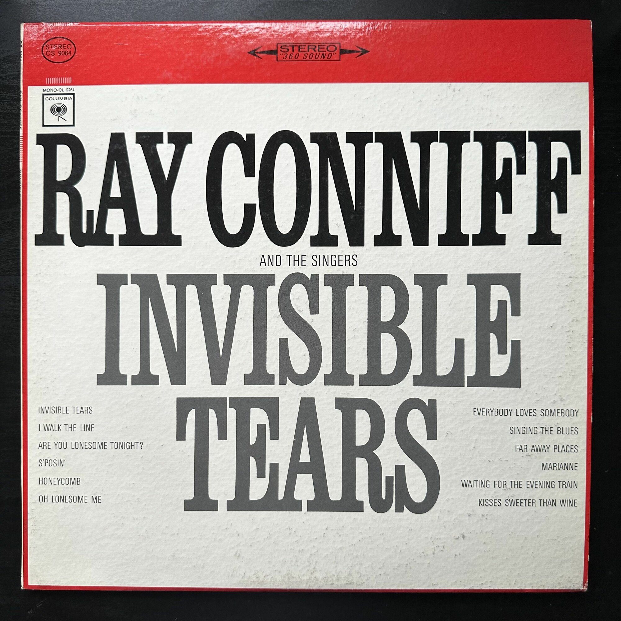 Виниловая пластинка Ray Conniff And The Singers Invisible Tears (США 1964г.)