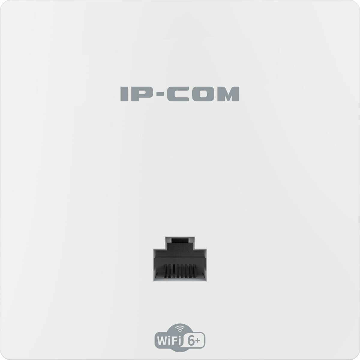 Двухдиапазонная гигабитная настенная точка доступа IP-COM W39AP, 2,4/5 ГГц, до 2976 Мбит/с, 2х1 Гбит/с, PoE