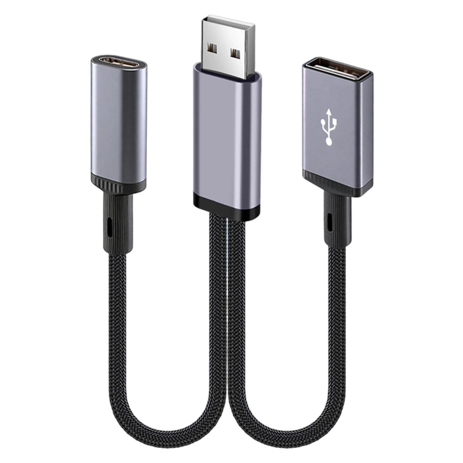 Многофункциональный кабель USB на Type C/USB с быстрой