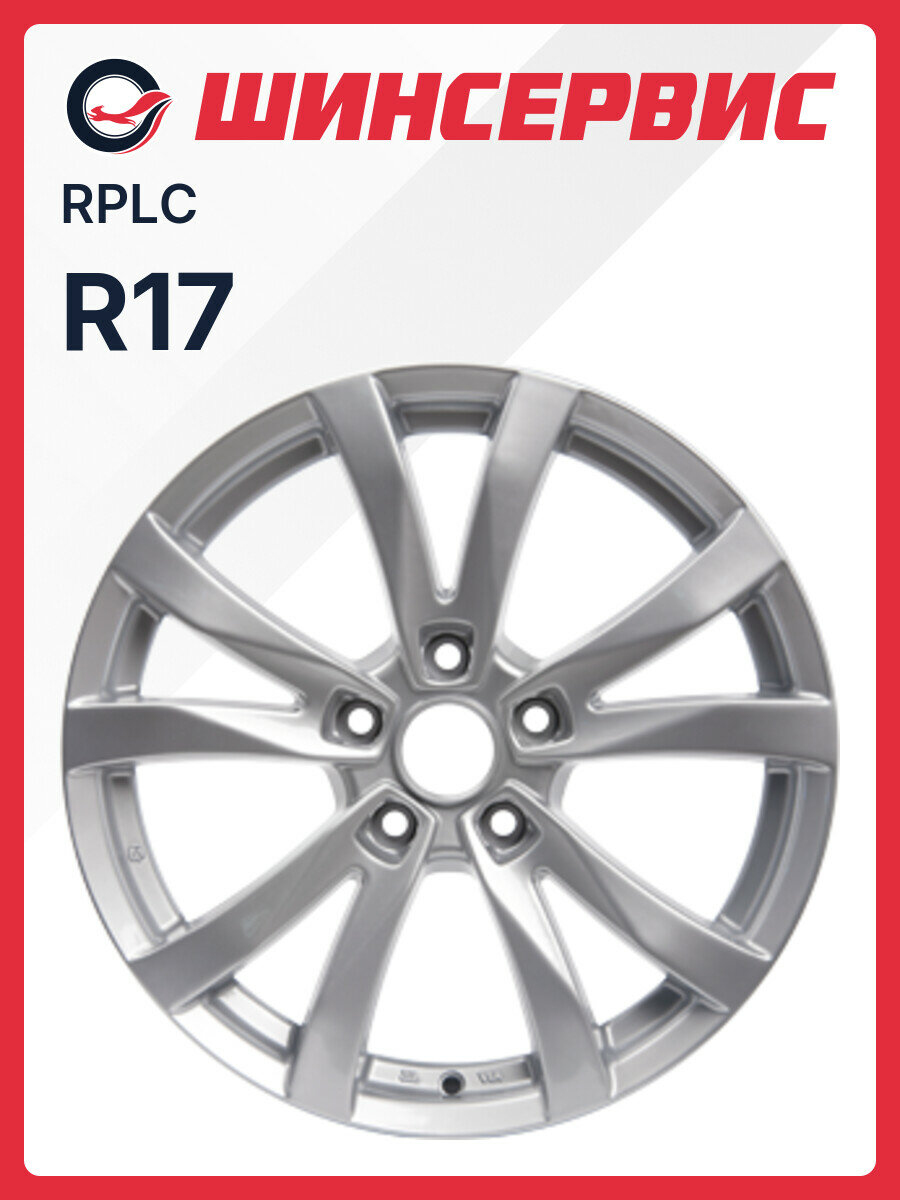Литой колесный диск RPLC To78 R17x7J 5x114.3 ET39 ЦО60.1 для автомобиля