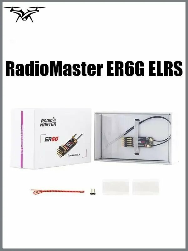 RadioMaster ER6GV ELRS PWM приемник 2.4 ГГц 6 CH