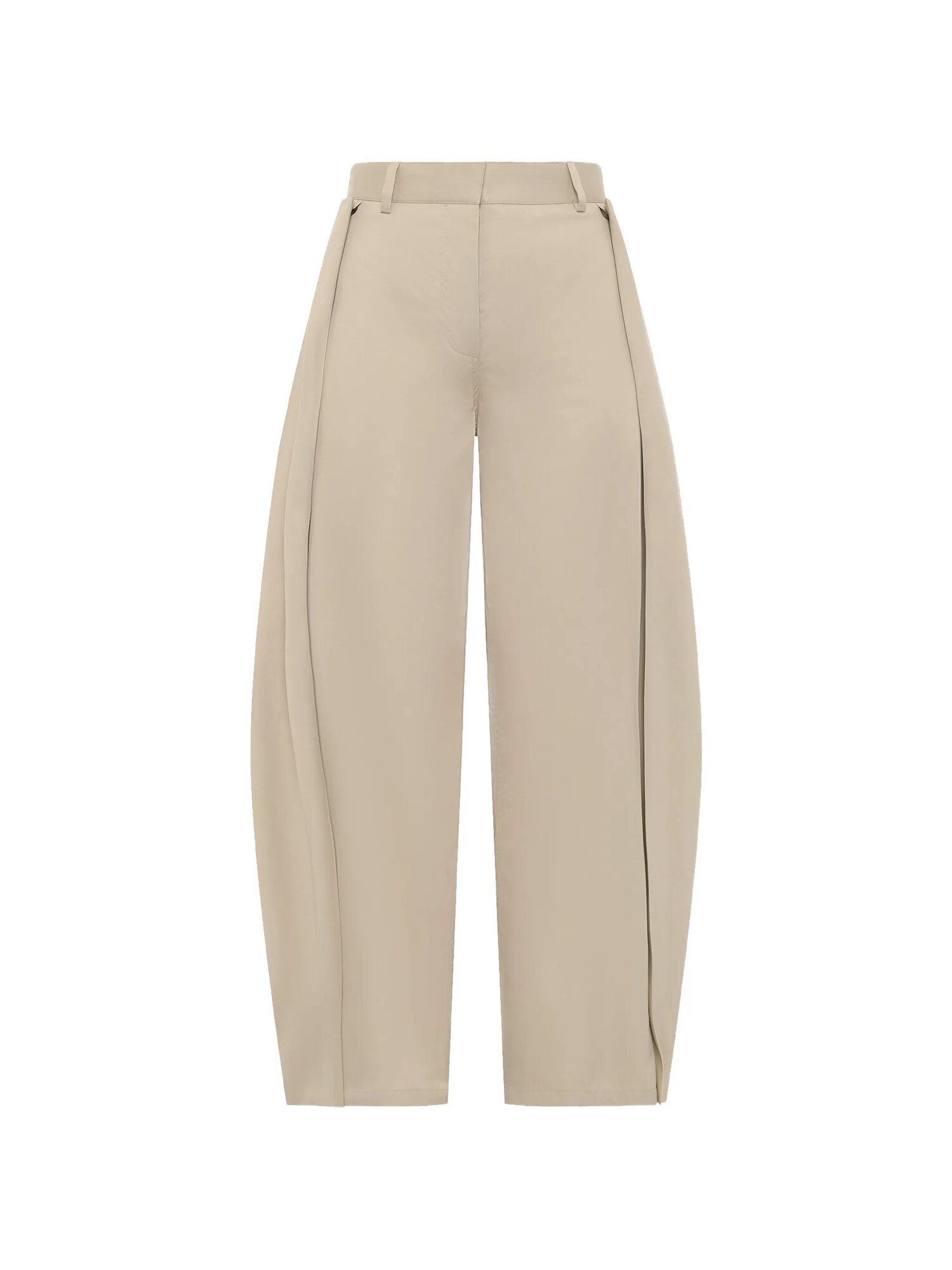 Брюки Pleated straight-leg trousers