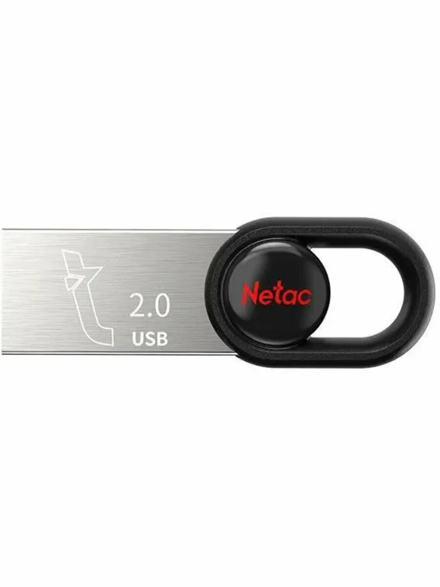 Накопитель USB 2.0 16GB Netac NT03UM2N-016G-20BK UM2, черный