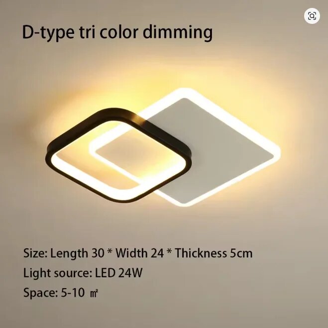 Потолочный светильник LED 24W, 3 цвета, D