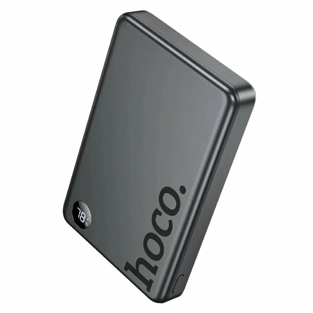 Внешний аккумулятор Hoco Q34 10000mAh, 1USB-C 20W, серебристый