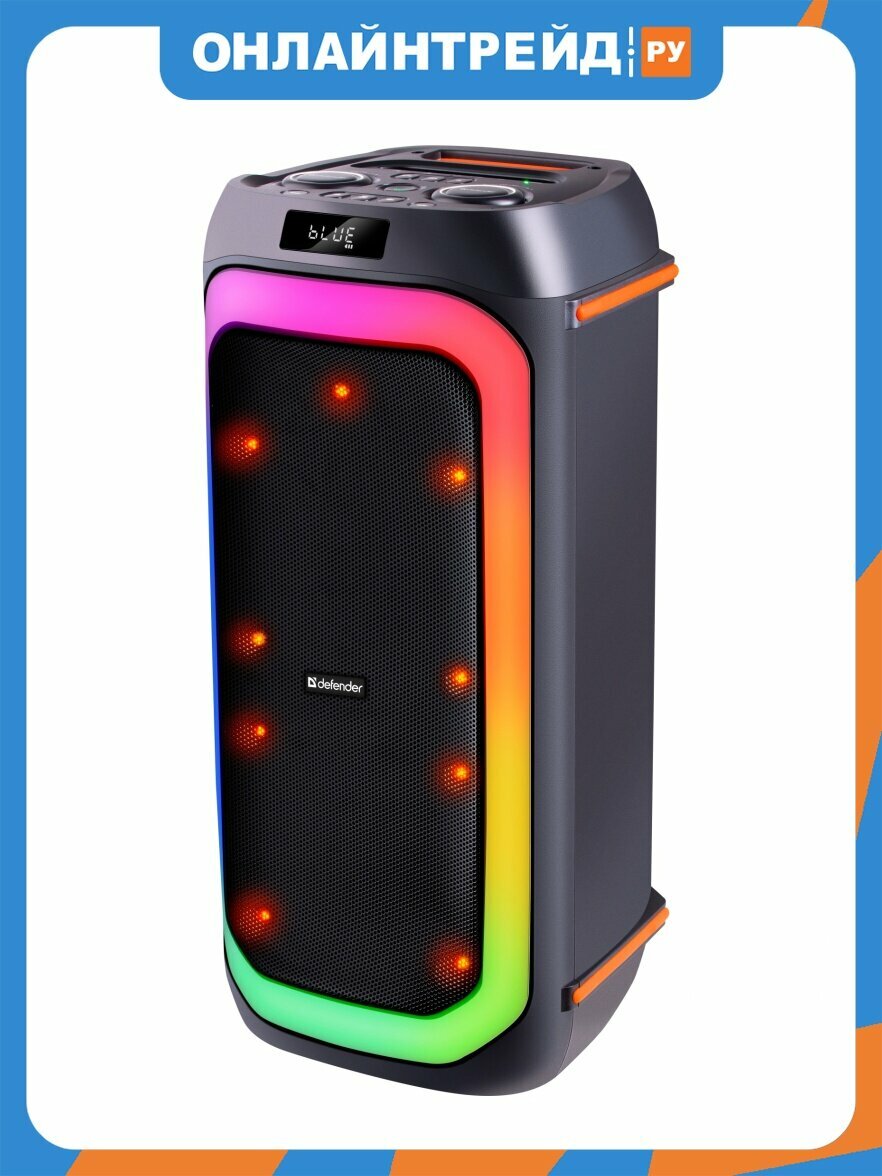 Портативная колонка Defender Orion (Орион) 60Вт, BT/FM/TF/USB/MIC/Light