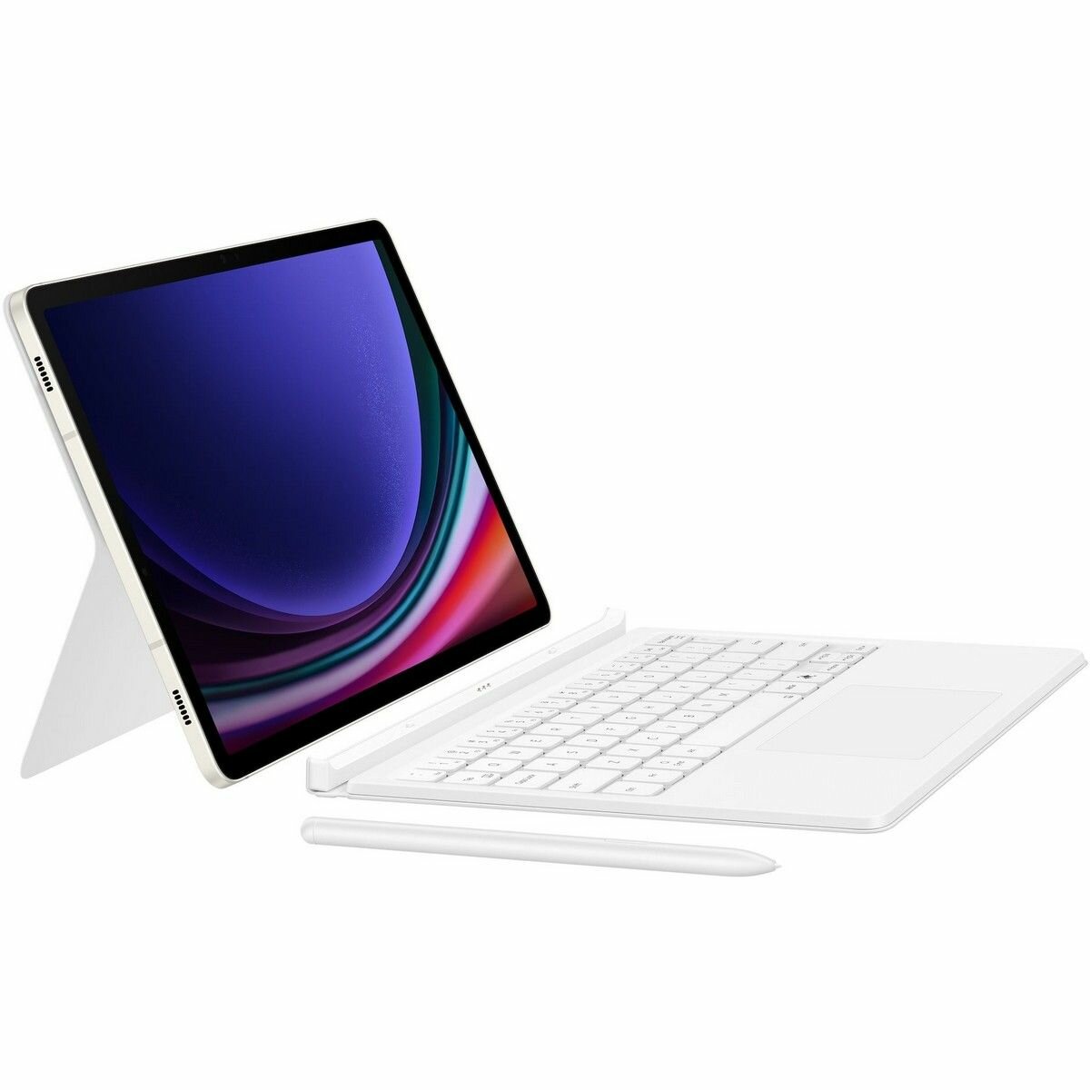 Чехол-клавиатура с тачпадом Book Cover Keyboard Galaxy Tab S10 Lite S10 FE S9 S9 FE, белый