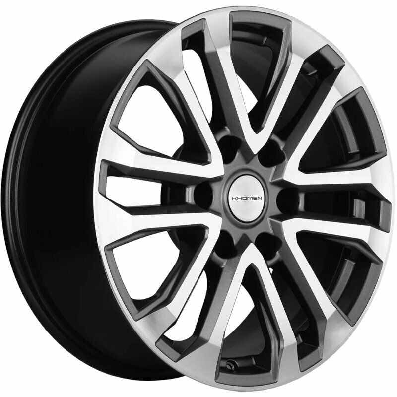 Литой колесный диск Khomen Wheels KHW1805 (Great Wall POER (new)) 7,5x18/6x139,7 ET42 D100,1 Gray-FP