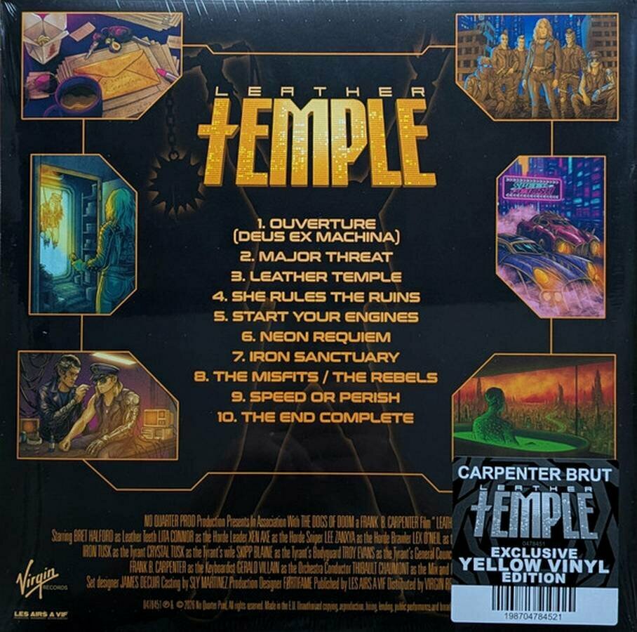 Carpenter Brut – Leather Temple (yellow) — фото 1