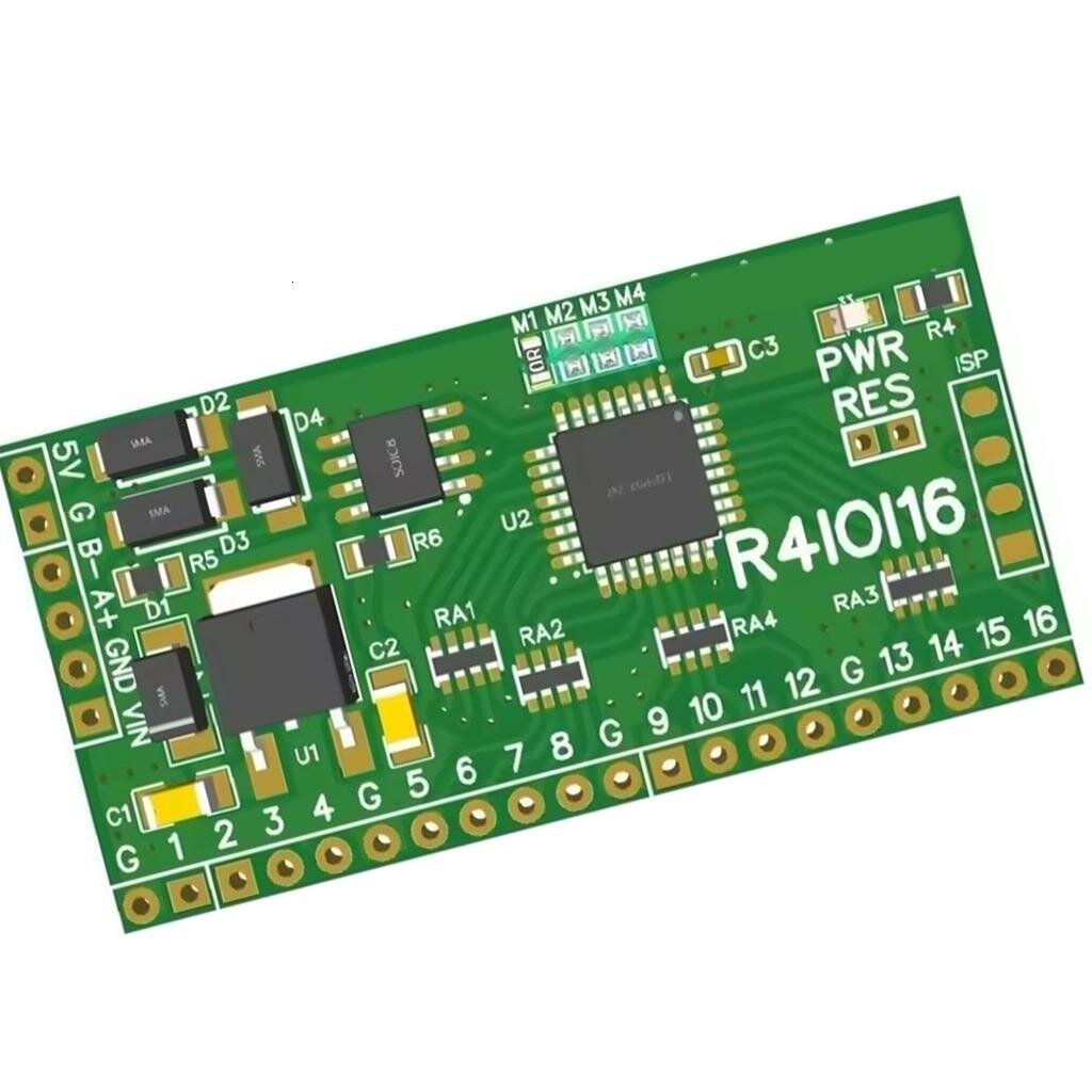 16CH 5-в-1 Modbus IO RS485 32DI 32DO 16DI-16DO 8DI-24DO 24DI-8DO Modbus RTU, 16DO