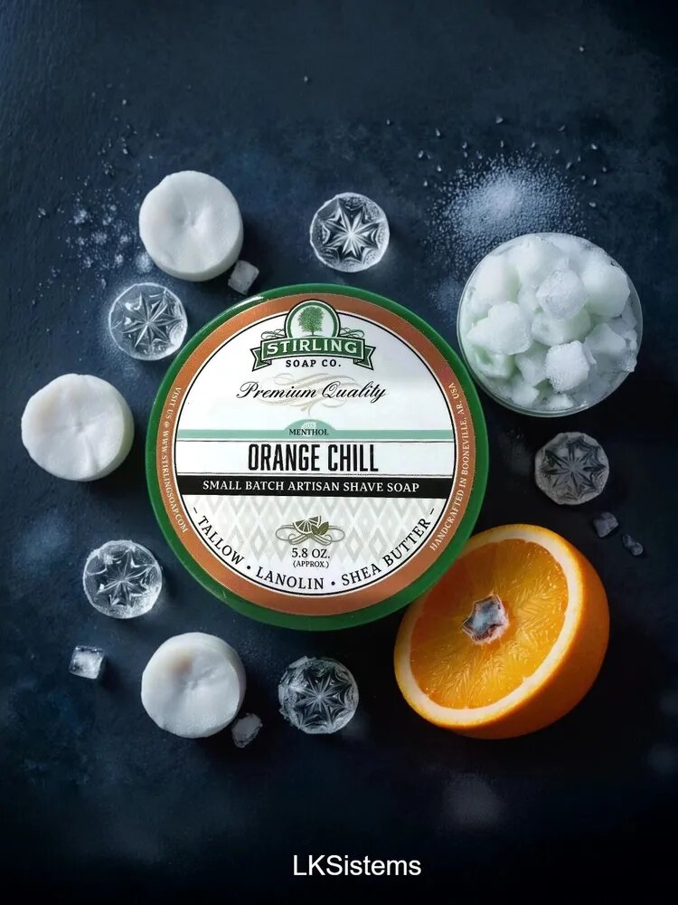 Stirling Мыло для бритья Orange Chill — фото 1