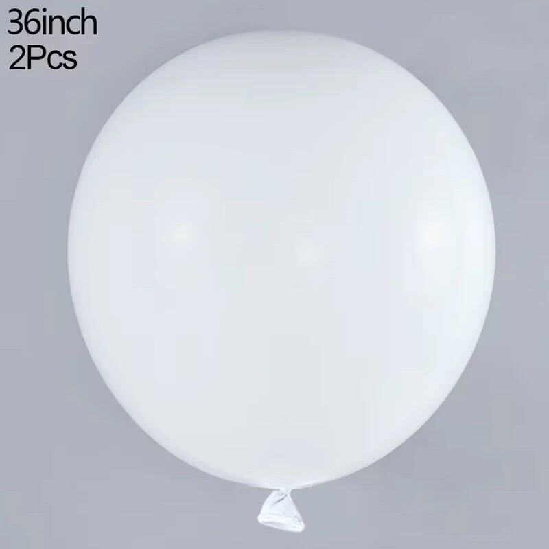 Белые латексные шары 36 дюймов (2 шт), Цвет: B05