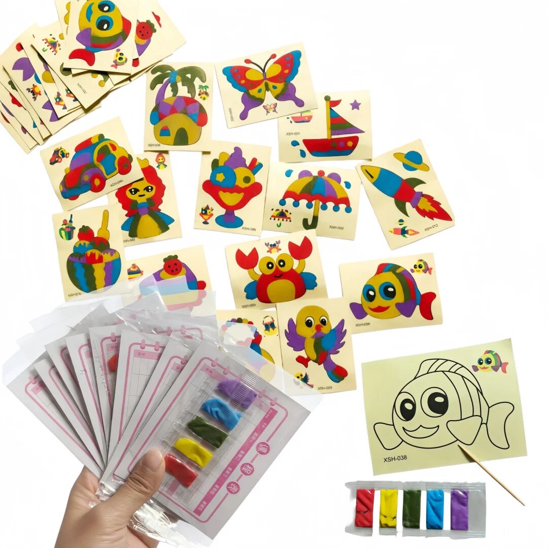Набор для песочной живописи 10PCS
