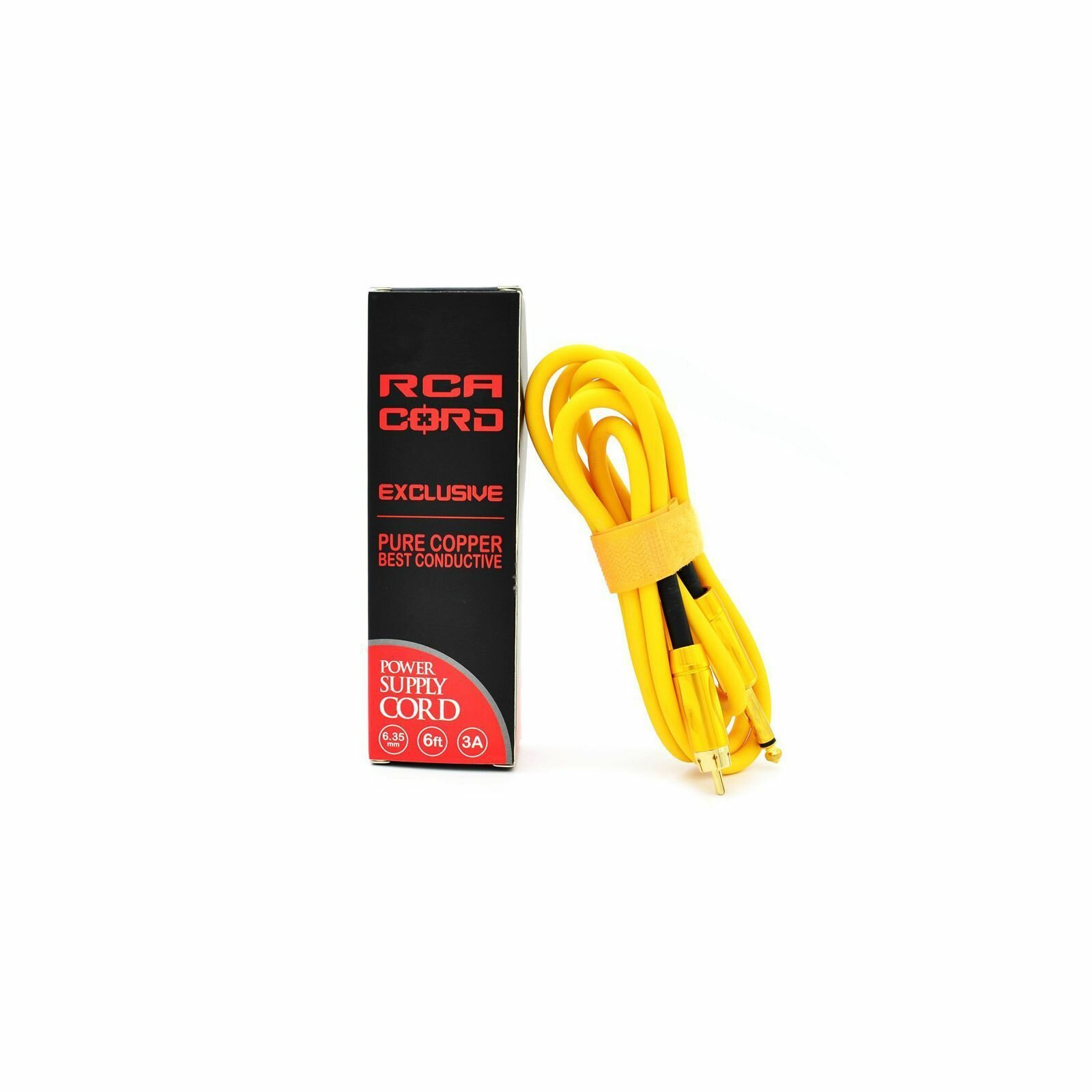Силиконовый клип-корд RCA Premium AVA Желтый