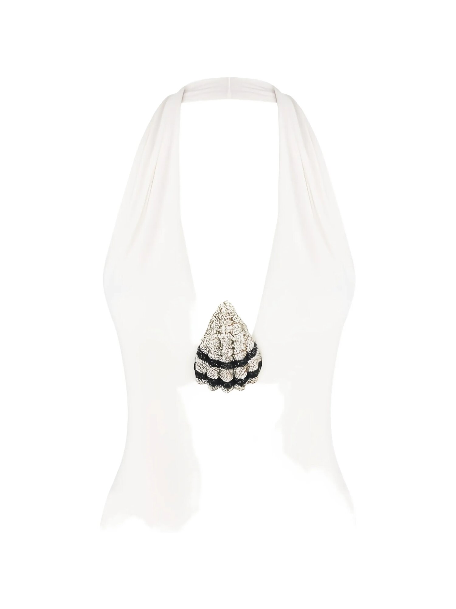 Купальник Nue Crystal-embellished halterneck swimsuit