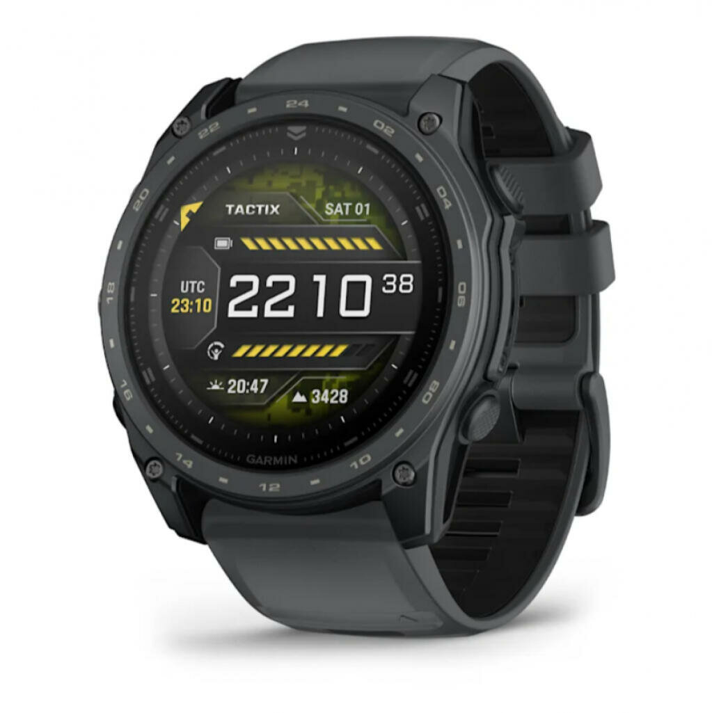 Умные часы Garmin Tactix 8 Amoled Sapphire, 51mm, Cerakote Edition Coating Slate Grey (010-04553-01)