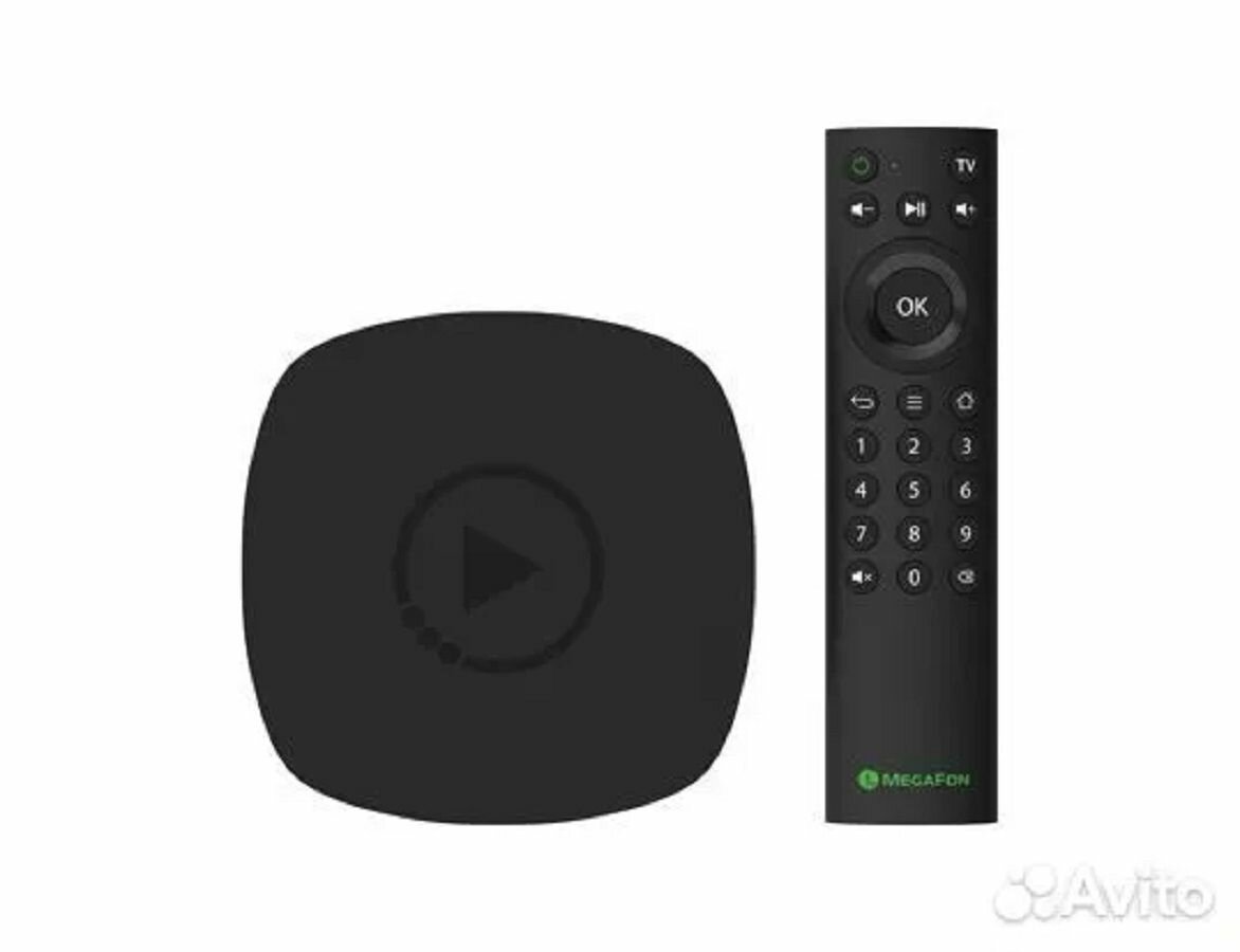 Медиаплеер SAumavision Q5, центр развлечений Мегафон, Смотрешка, Смотрёшка Android, 1 ГБ/8 ГБ, Bluetooth, Wi-Fi, черный