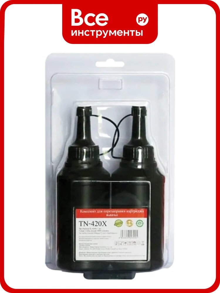 Заправочный комплект Solution Print SP TL-420X, 2 тонера и 2 чипа, черный, совместимый с Pantum, повышенный ресурс