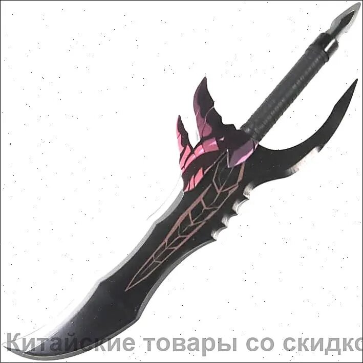 Кинжал Сон Джин-Ву Sung Jin Woo из манхвы Поднятие уровня в одиночку Solo Leveling, длина 52 см, реквизит